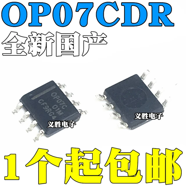 OP07 Op Amp IC Datasheet, Pinout, Equivalents Specs, 44% OFF
