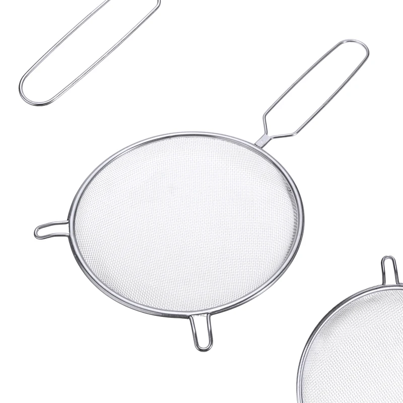 6/8/10 inch Stainless Steel Sieve Strainer Wire Mesh with Both Ears ...