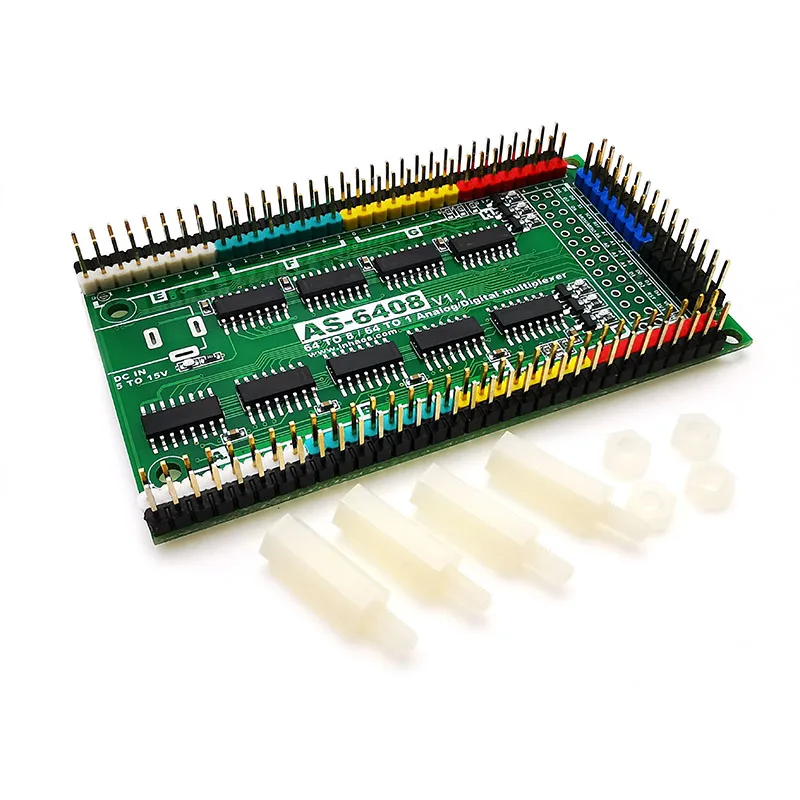 AS 6408 Arduino STM32 MCU DAQ IoT 채널용 64 ~ 8 또는 1 아날로그 디지털 멀티플렉서 스위치 ...