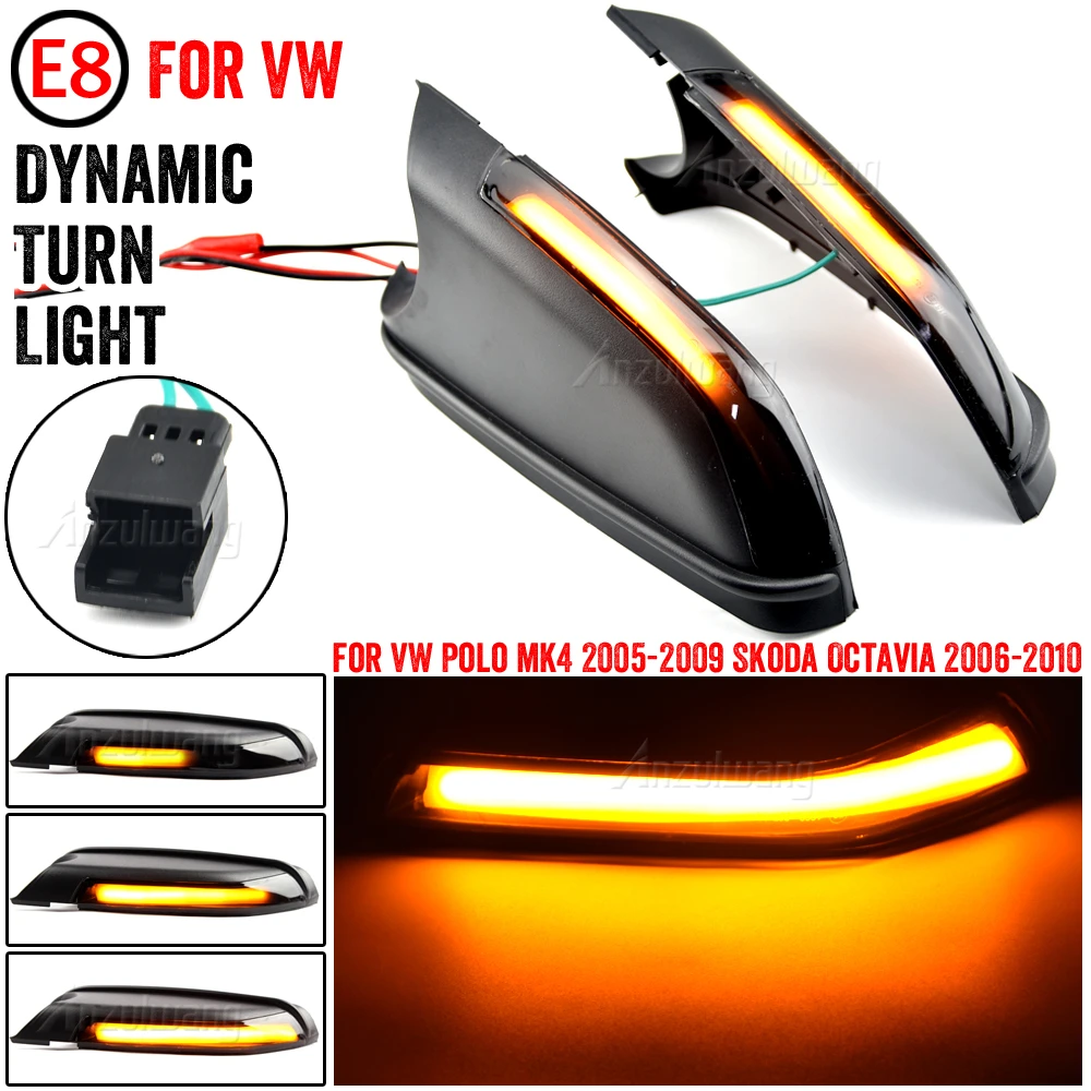 LED Side Wing Dynamic Turn Signal Light Rearview Mirror Indicator For ...