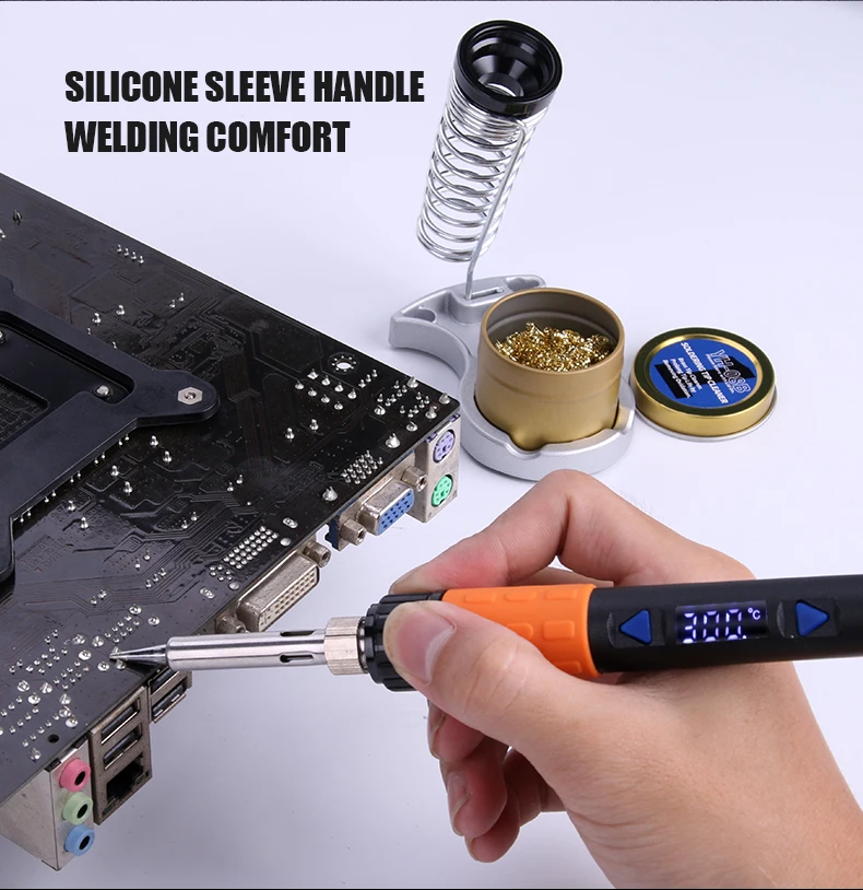 Poste a souder,A-BF Kit de fer à souder électrique numérique LED 220V ...