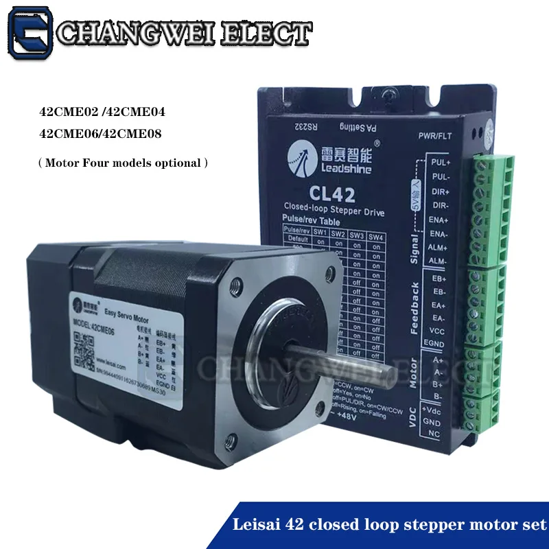 Leisai-42-closed-loop-stepper-motor-set-42CME02-42CME04-42CME06-42CME08-CME02-hybrid-servo-motor ...