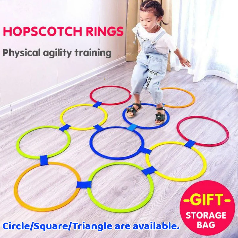 Children-Brain-Games-Hopscotch-Jump-Circle-Rings-Set-Kids-Sensory-Play ...