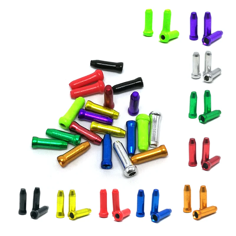 Patin de frein,Embouts de câbles intérieurs en aluminium pour freins ...