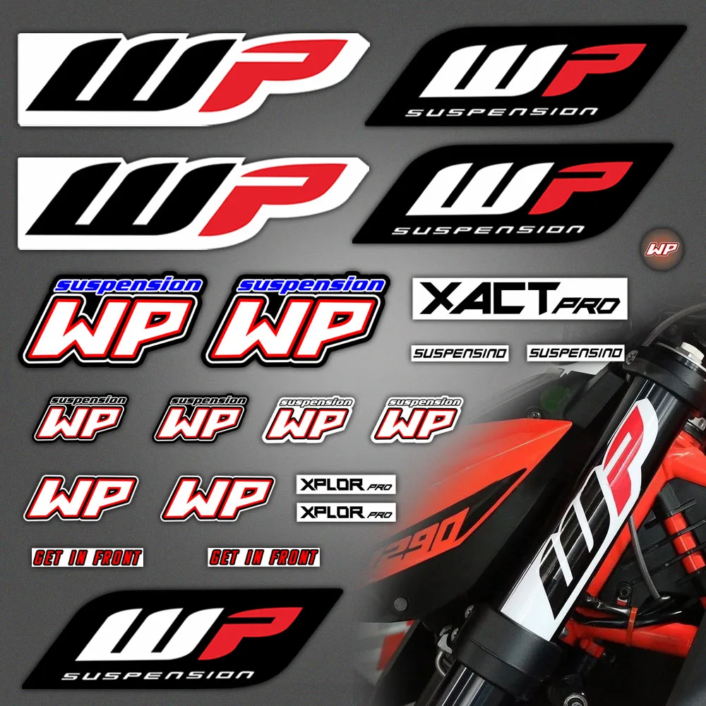 Reflective-WP-Fork-Stickers-Suspension-Shocker-Damper-Motorcycle ...