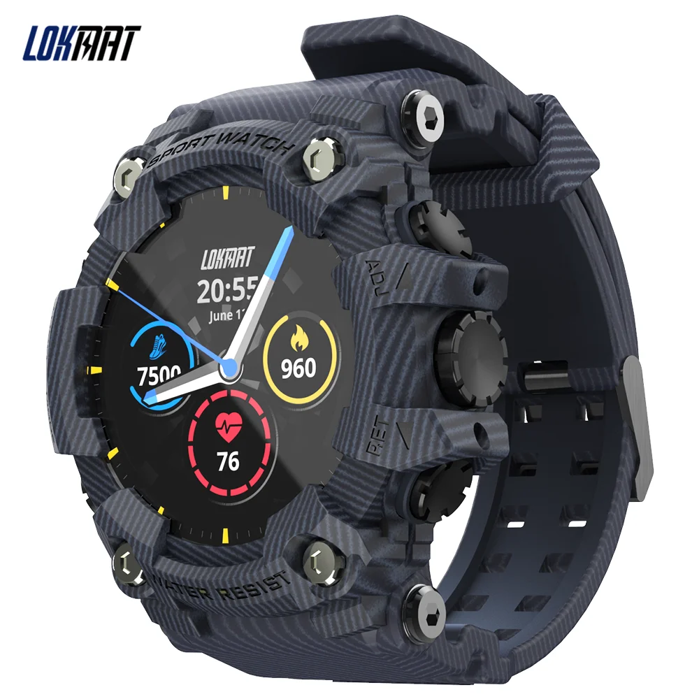 LOKMAT-ATTACK-Original-Smart-Watch-Man-Touch-Screen-Dials-Languages ...