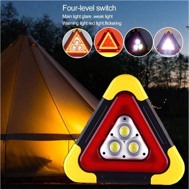 Car Triangle LED Warning Light | asghedom.com