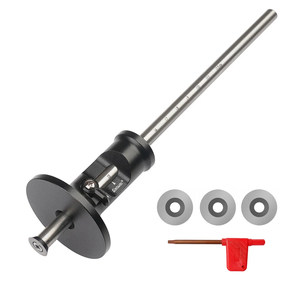 Ganwei Wheel Marking Gauge Woodworking Marking Scriber With 3 ...