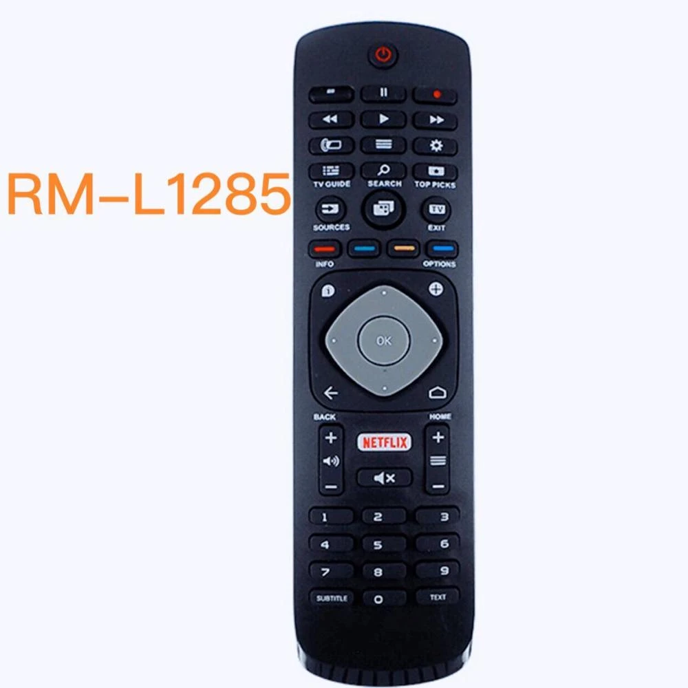 100% new Universal Remote Control Rm L1285 For Philips Lcd/Led/Plasma Tv + For Netflix Button ...