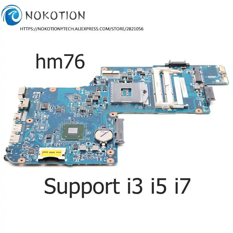 Nokotion Laptop Motherboard For Toshiba Satellite C850 L850 H000038380 ...