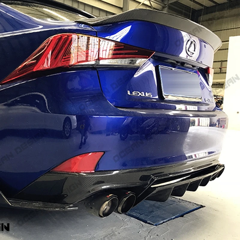 Real Carbon Fiber Trunk Roof Spoiler Wing For Lexus IS200 IS250 IS350 ...