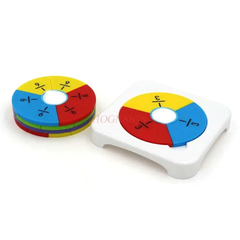 Grundschule-Mathematik-Bruchteil-Lernen-Disc-Lernen-Kognitive-Ziffer ...