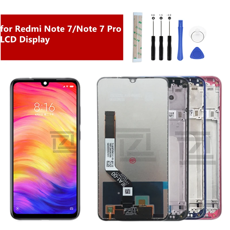 For Xiaomi Redmi Note 7 Lcd Display Screen Touch Digitizer Assembly ...