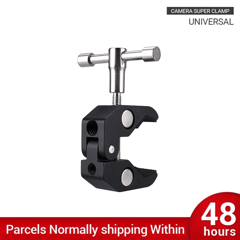 Aluminum-Alloy-Super-Crab-Clamp-for-DSLR-SLR-Rig-LCD-Monitor-Studio-LED ...