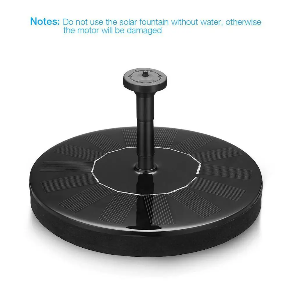 Solar Fountain Solar Water Fountain Garden Pool Pond Outdoor Solar ...
