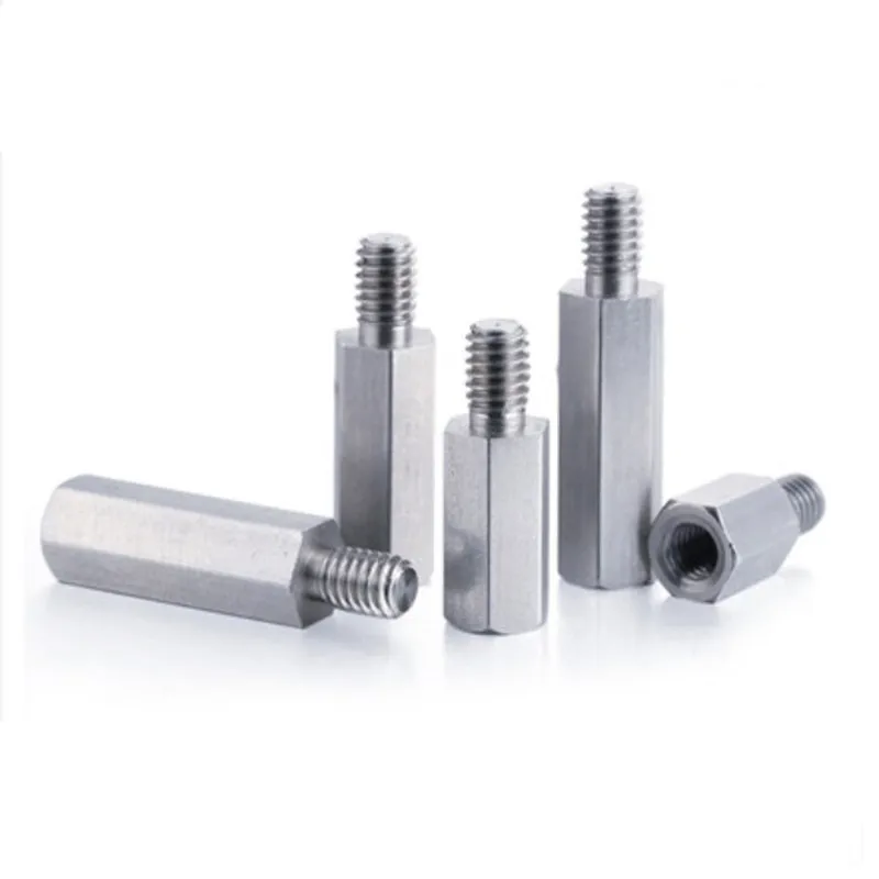 VIS,M8 2PCS-45mm--Goujon hexagonal mâle à femelle en acier inoxydable ...