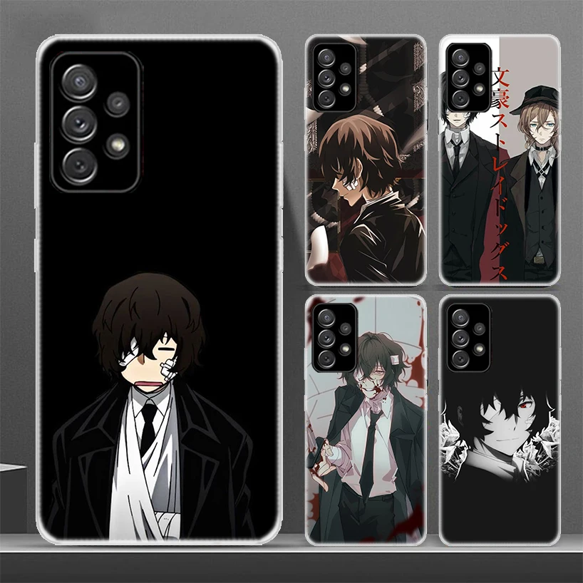Anime-Bungou-Stray-Dogs-Dazai-Osamu-black-Phone-Case-For-Samsung-Galaxy ...