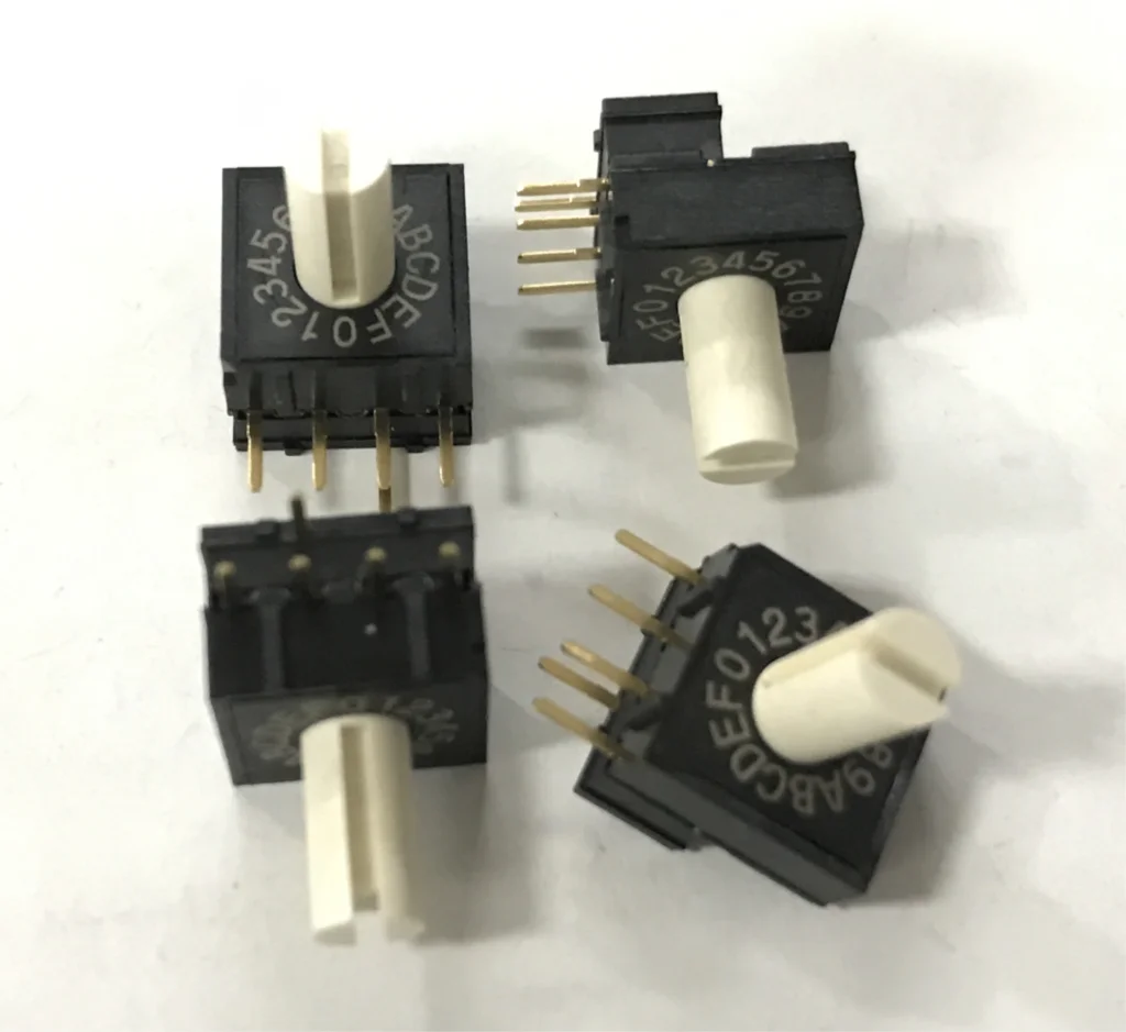 3PCS RV4HAF 16R V B rotary dial switch 0 F vertical with handle 16 gear ...