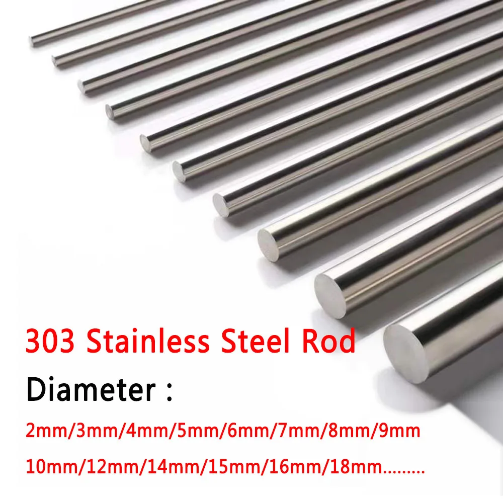 2Pcs-5-Buah-303-Stainless-Steel-Rod-2Mm-3Mm-4Mm-Linear-Shaft-Batang ...