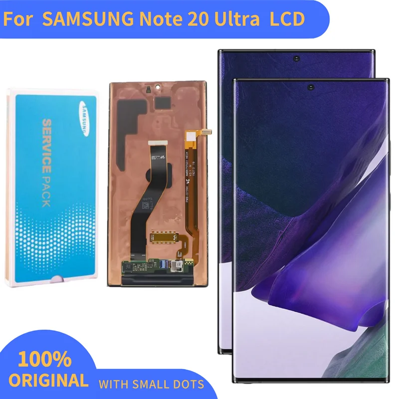 삼성 갤럭시 Note20 울트라 5G LCD SM N985 N985F/DS N986B 터치 스크린 디지타이저 어셈블리에 대 한 ...