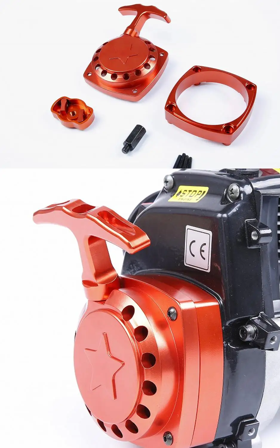 Aluminum Easy Pull Start Kit For Hpi /km/rovan Bajas Buggies Losi Fg Rc ...