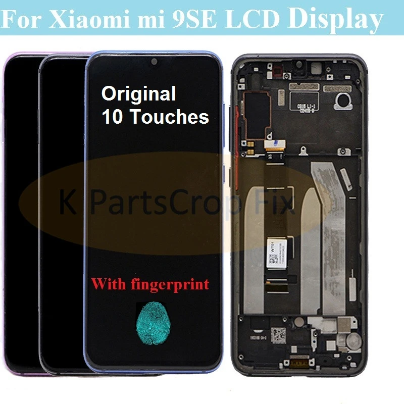 Original Amoled Display For Xiaomi MI 9 SE Screen Fingerprint Unlock ...