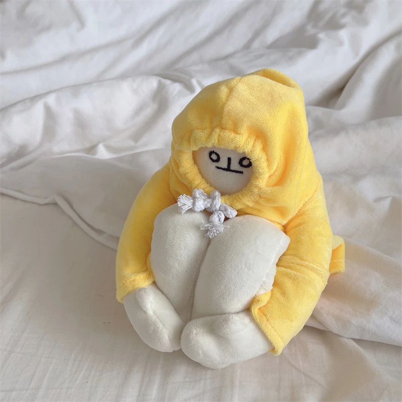 40/60/80CM Cute Flexible Cactus/ Banana Man Plushie
