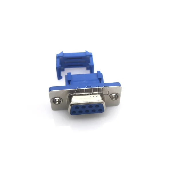 5PCS DIDC9 DB9 feMALE serial port CONNECTOR IDC crimp Type D-Sub RS232 ...