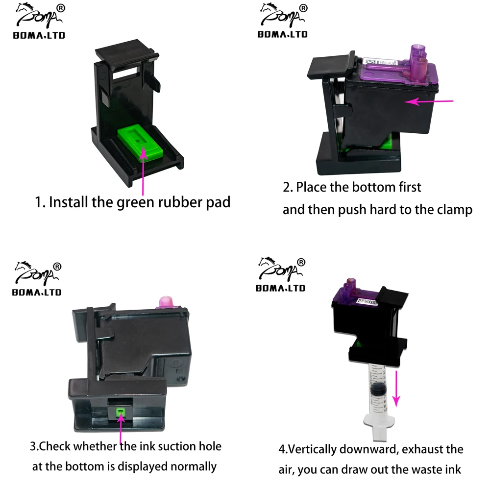 Hp Ink Cartridge Refill Kit KSI 5-in-1 HP Ink Refill Kit - Complete Set ...