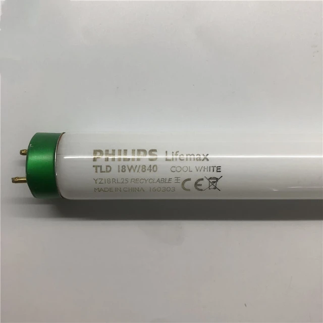 Untuk Lampu Warna TL84 Philips PHILIPS Lifemax TLD 18W/840 Lampu Kotak ...