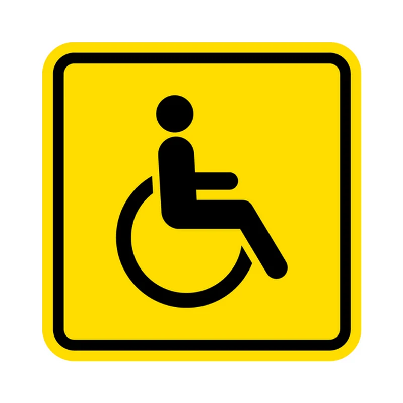 B0259-Various-Sizes-Disabled-person-Sign-Self-adhesive-Decal-Car ...