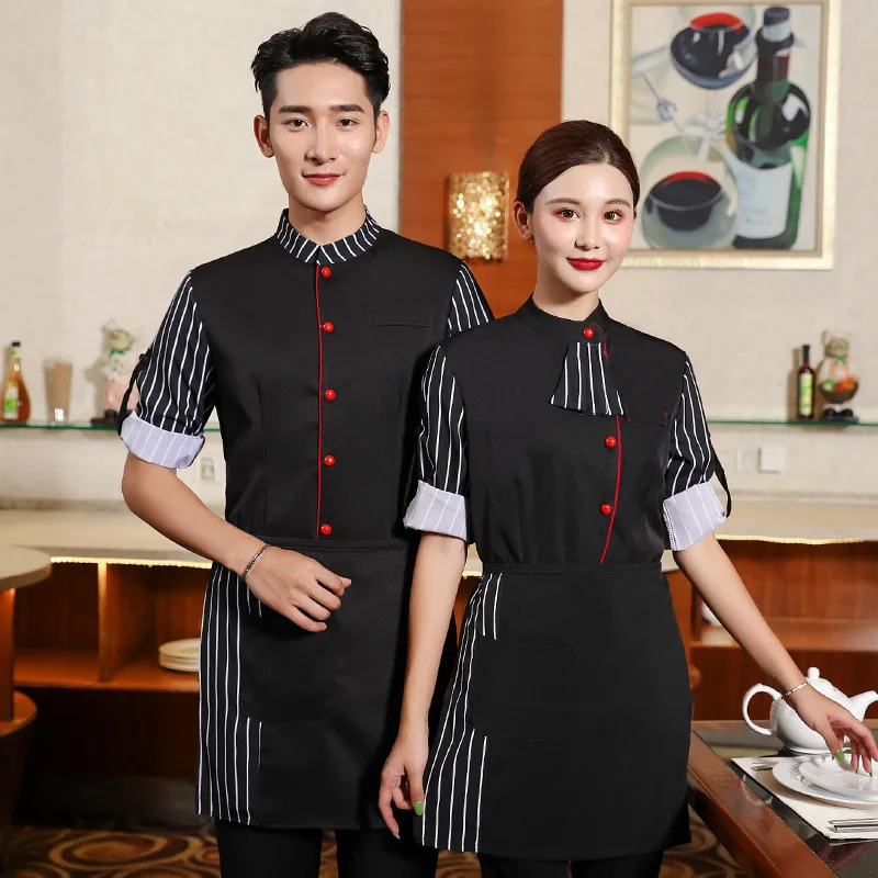 Coffee Shop Waiter Uniform Women Western Restaurant Waitress Uniform ...
