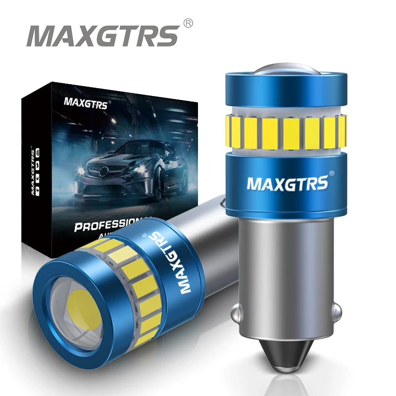 2x Car Auto BA9S Bax9s BAY9S Led T4W Wedge W5W 3030 Chip Led Interior ...