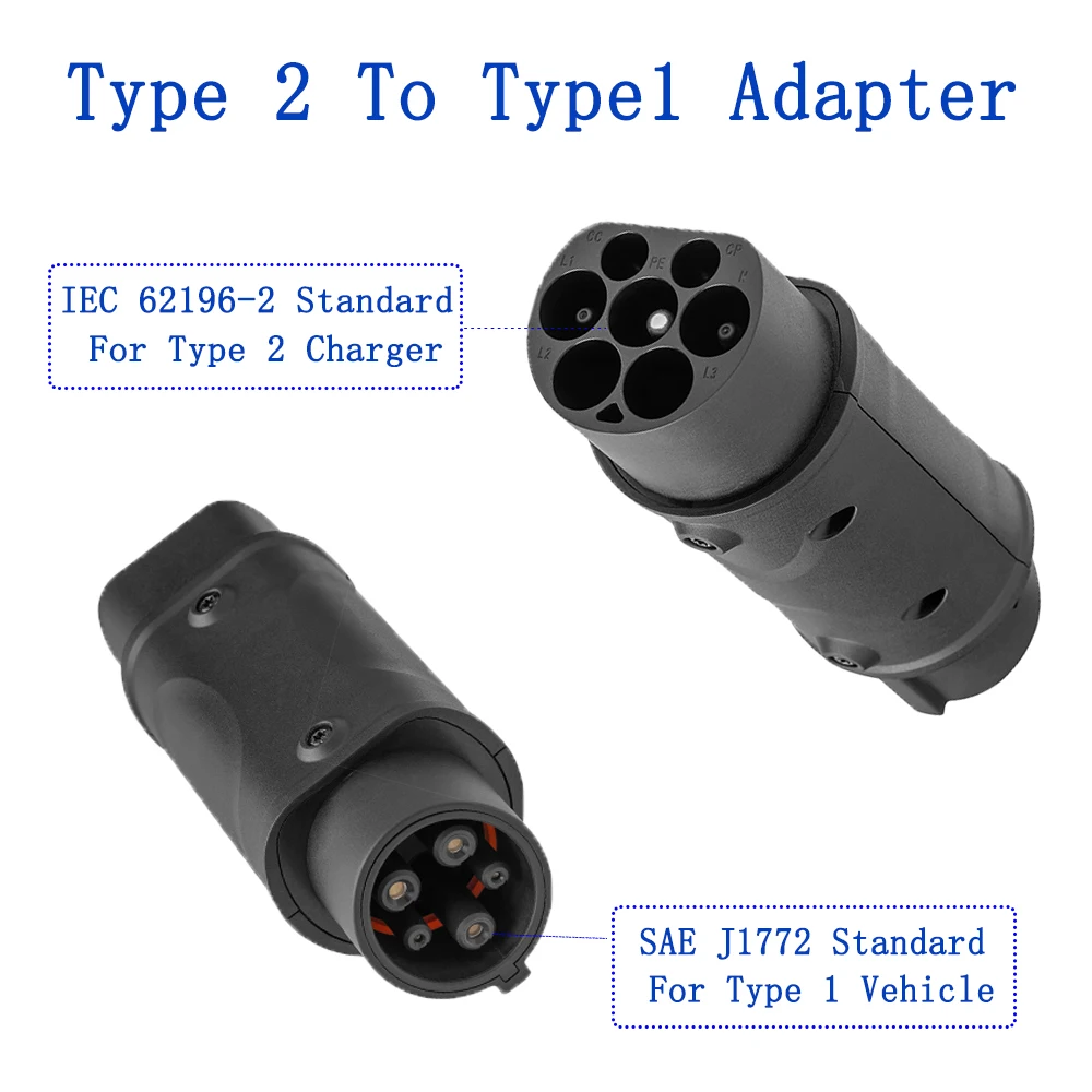 J1772 Ev Adaptor Plug 32a Electric Vehicle Car Ev Charger Connector ...