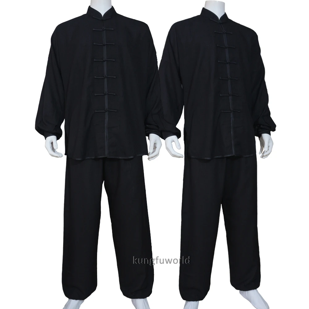 Soft Cotton Blends Tai chi Uniforms Martial arts Kung fu Wing Chun Suit ...