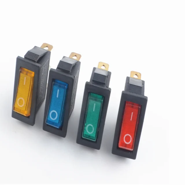 Green Rocker Switch Waterproof KCD3 Rocker Switch ON-OFF 2 3 Position 2 ...
