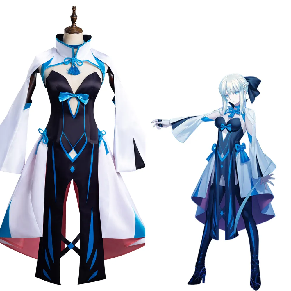 Fate/Grand Order FGO Morgan Le Fay คอสเพลย์เครื่องแต่งกายฮาโลวีน ...