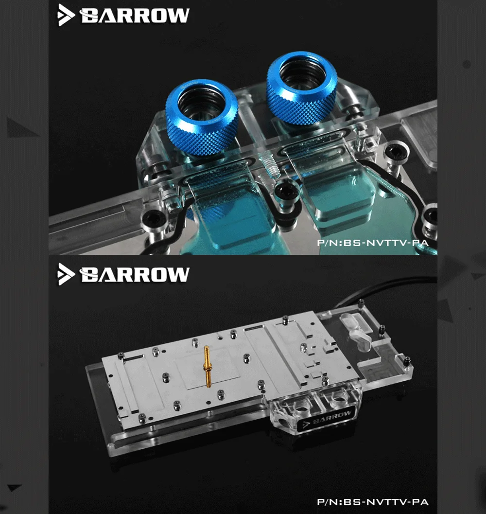 Barrow BS-NVTTV-PA, Full Cover Graphics Card Water Cooling Blocks,For ...