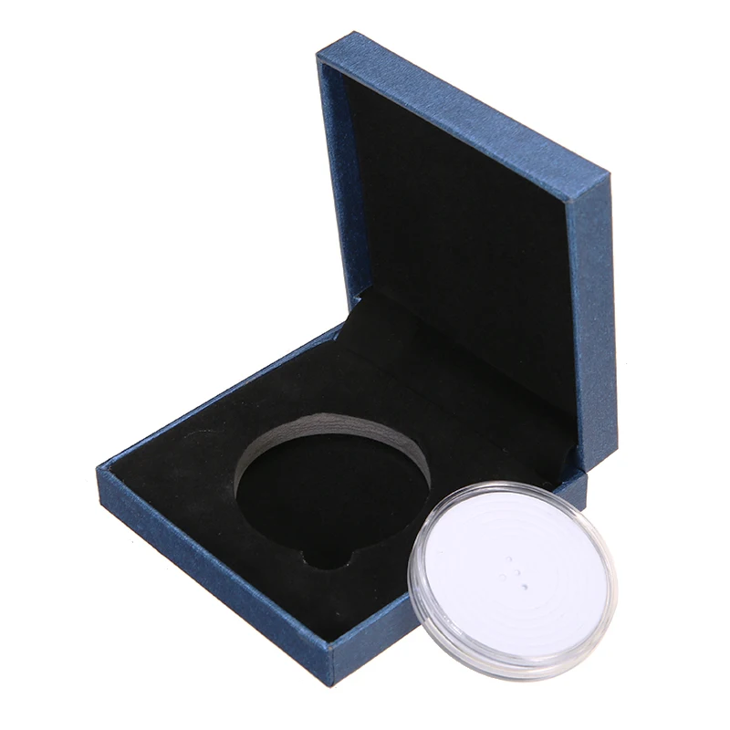 Coin Gift Box Medal Coin Presentation Box Display Case Single Coin With ...