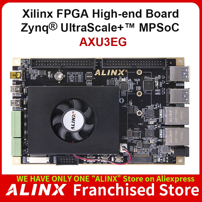 Alinx Axu3eg: Xilinx Zynq Ultrascale+ Mpsoc Zu3eg Fpga Development Board Ai Vitis-ai Dpu 4k ...