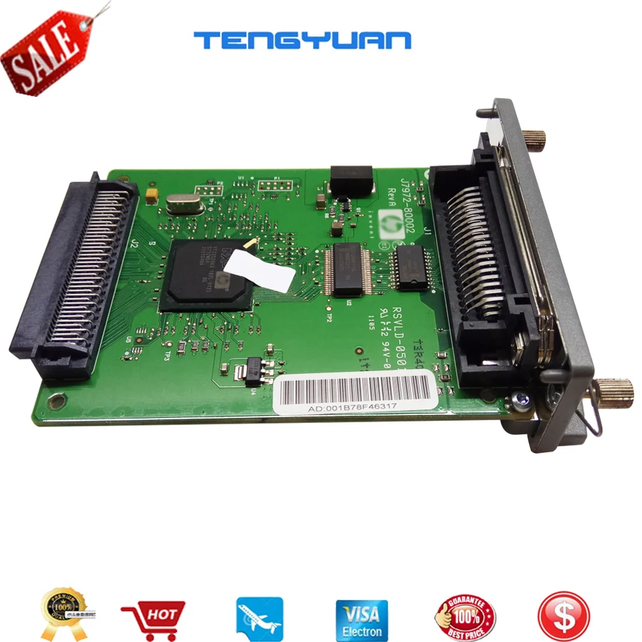 1pcx Original J7972g For Hp 1284b Parallel Eio Card Use For P3015 ...