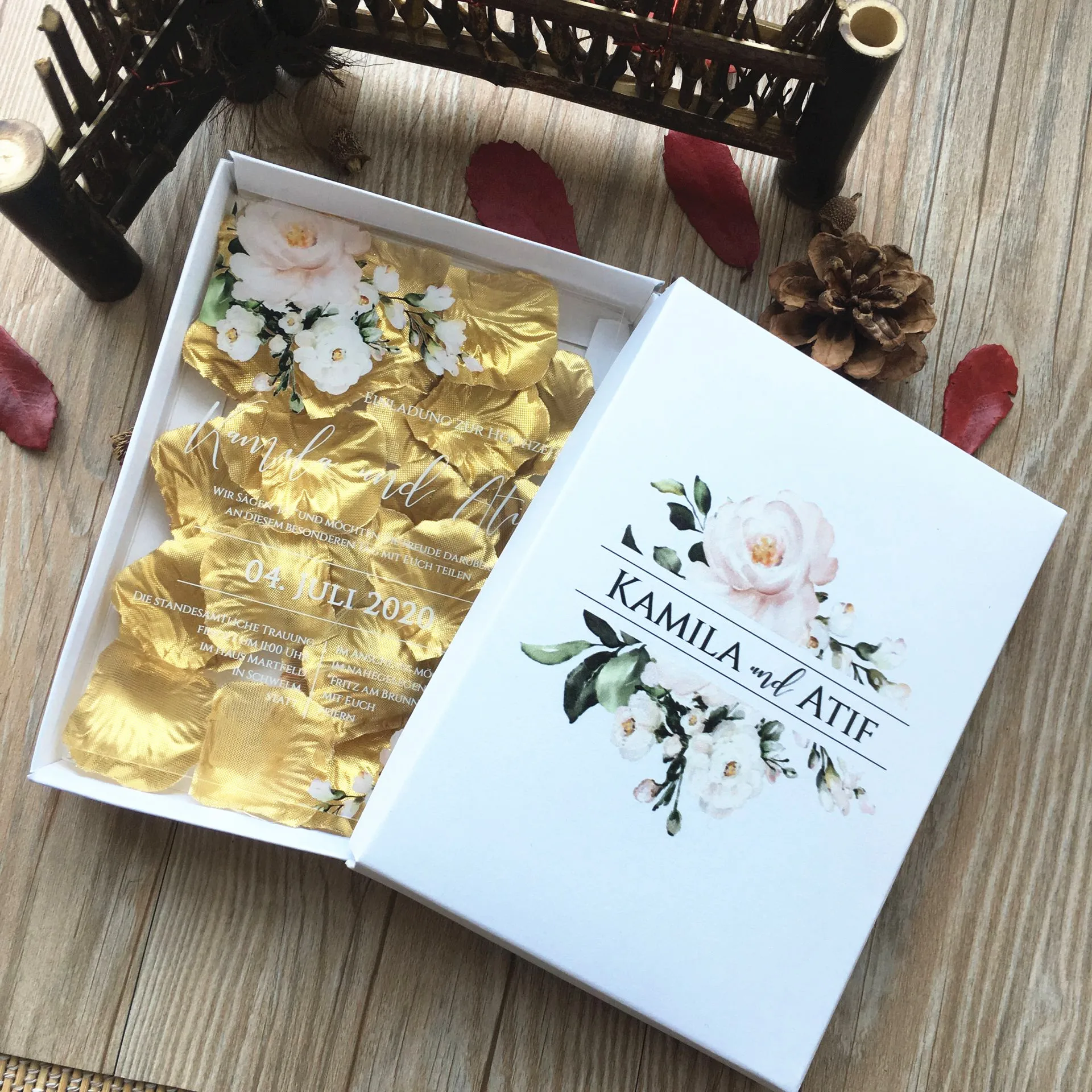 Box Wedding Invitations