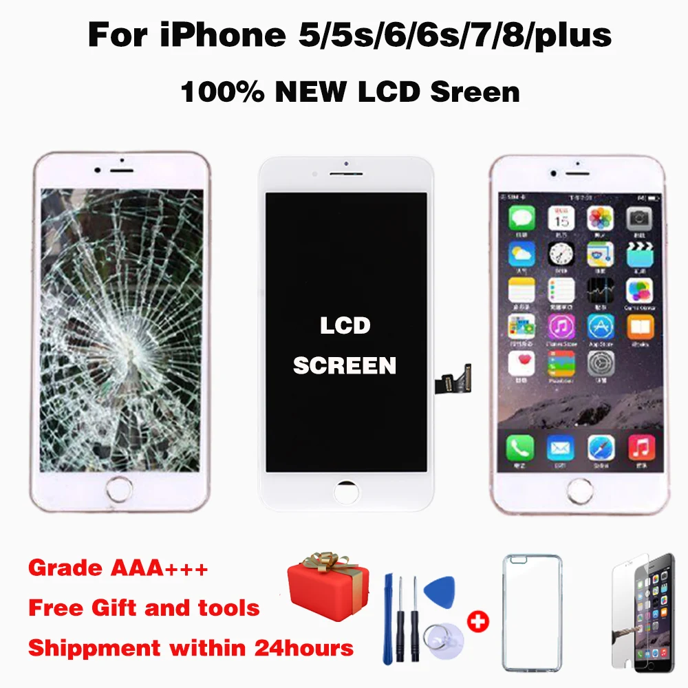 Grade AAA+++LCD Display For iPhone 6 6S 6Plus 6SPlus Touch Screen ...
