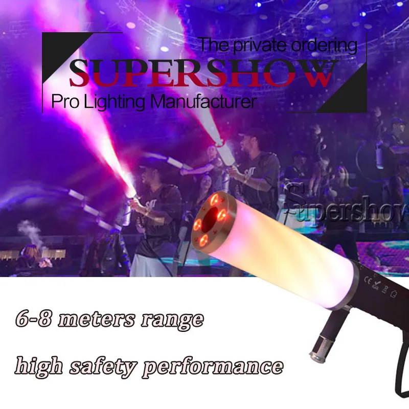 Dj Stage Effect Pistola Co2 Hand Gun Party Rgb Led Gun Co2 Jet Machine ...