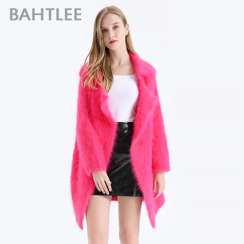 BAHTLEE-Knitted-Cardigans-with-Pocket-for-Women-Angora-Coat-Long ...