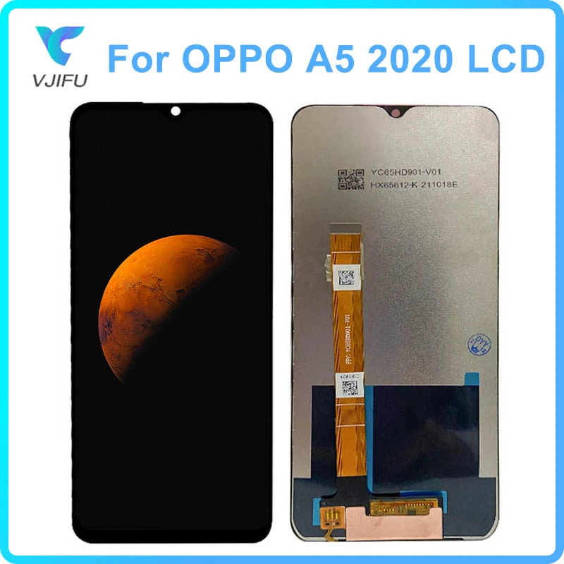 Black 6.5 Inch Lcd Display For Oppo A5 (2020) Cph1931 Cph1959 Cph1933 ...