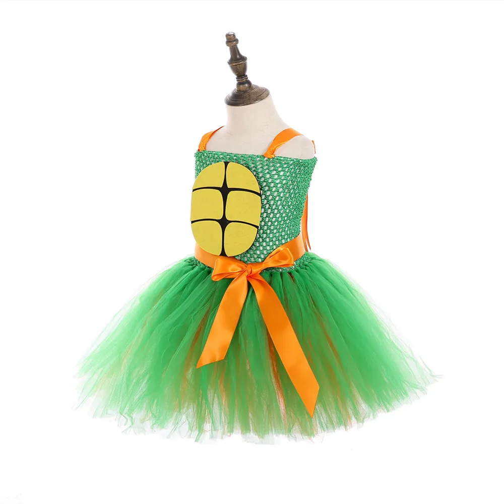 Super Hero Ninja Turtle Princess Costume For Girl - KawaiiMerch.com