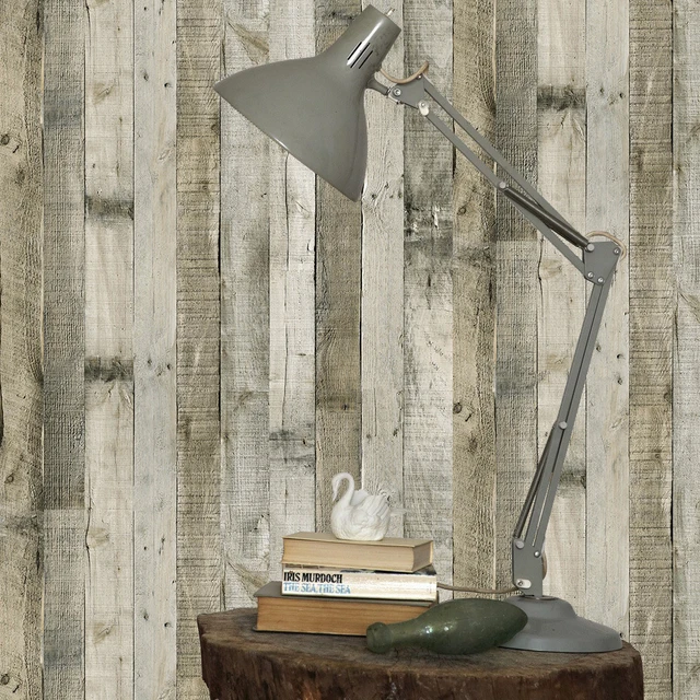Weathered Wood Grain Wallpaper