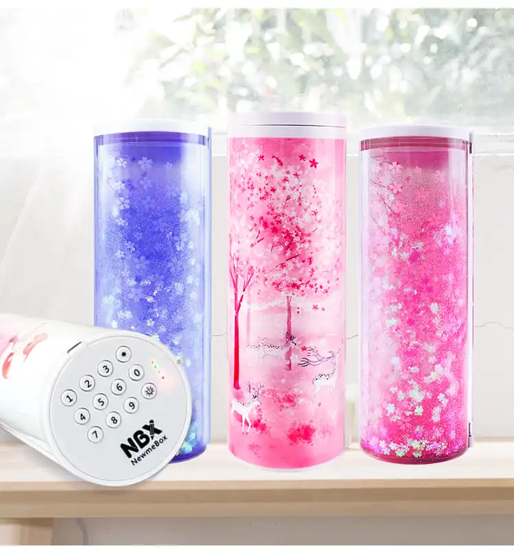 NBX Purple Multifunctional Pencil Case Newmebox School Pencil Box For ...