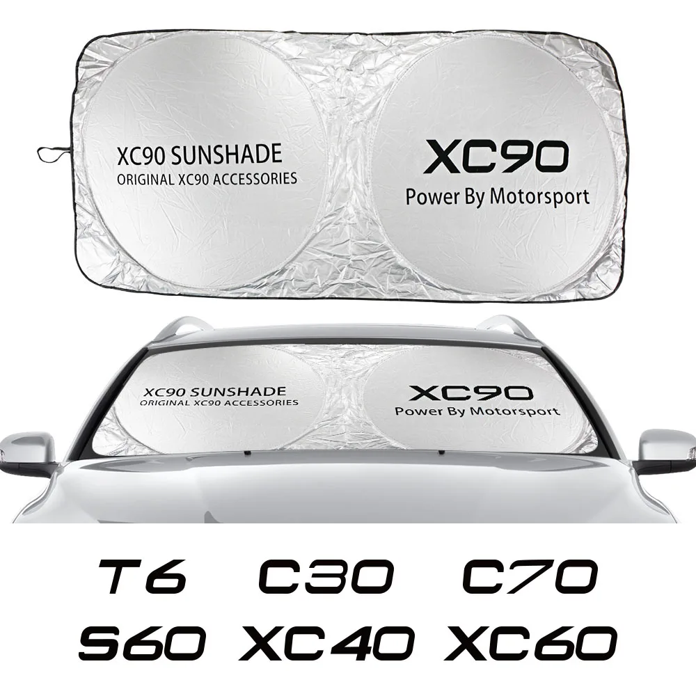 Car Windshield Sunshade Cover Auto Accessories For Volvo XC90 XC60 C30 ...